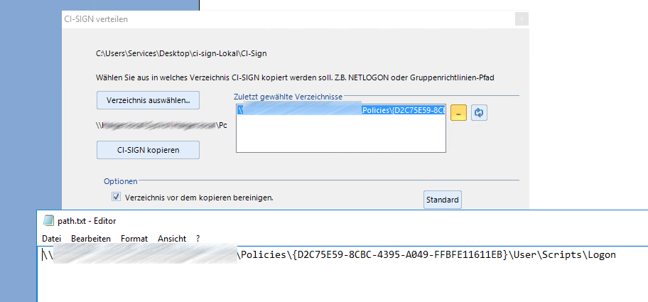 CI-SIGN / Signatur per GPO verteilen | ci solution GmbH