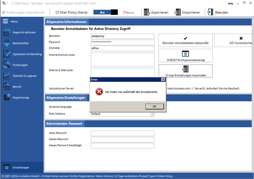 CI-Sign erstellte Signaturen in CI-Mail-Policy nutzen