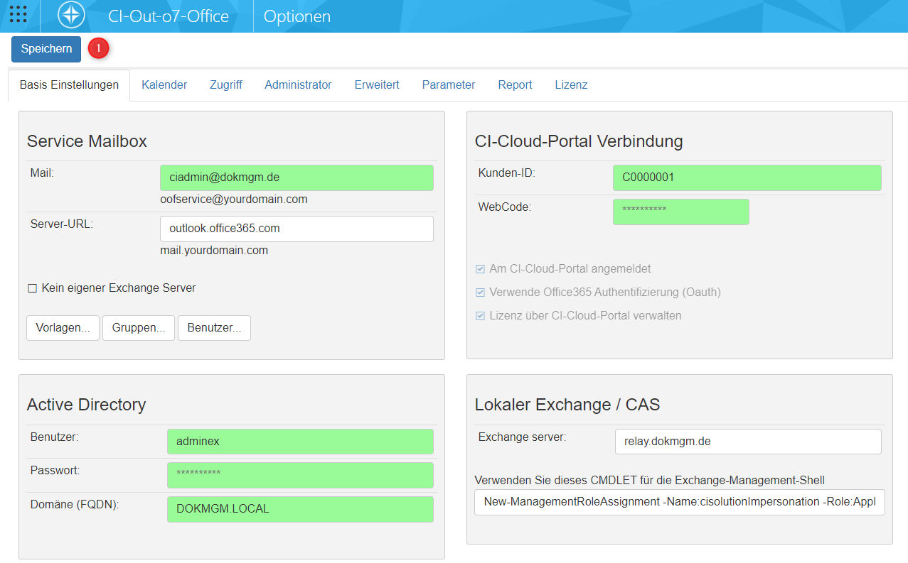 Migration in CI-Cloud
